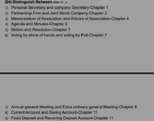 Q4) Distinguish Between 1) Personal | StudyX