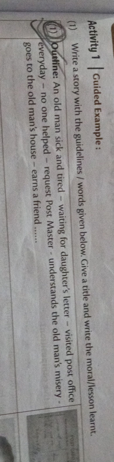 Activity 1 | Guided Example: (1) Write a | StudyX