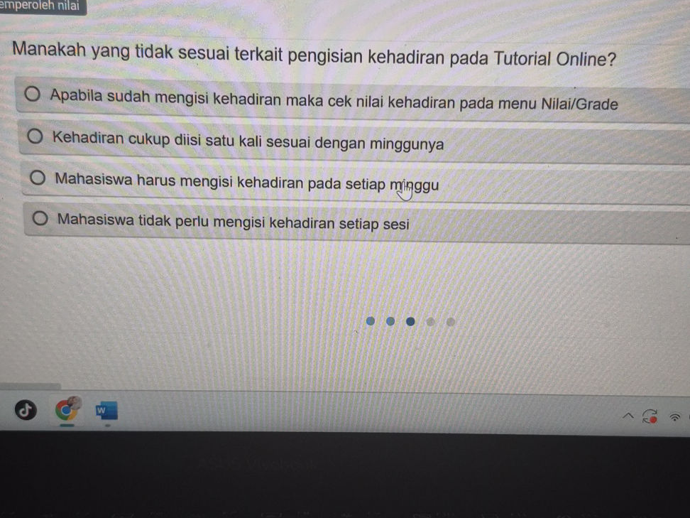 Manakah yang tidak sesuai terkait pengisian | StudyX