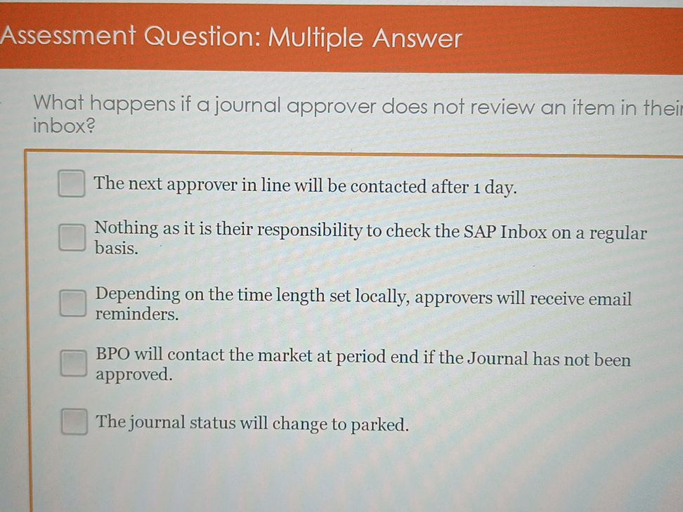 What happens if a journal approver does not | StudyX