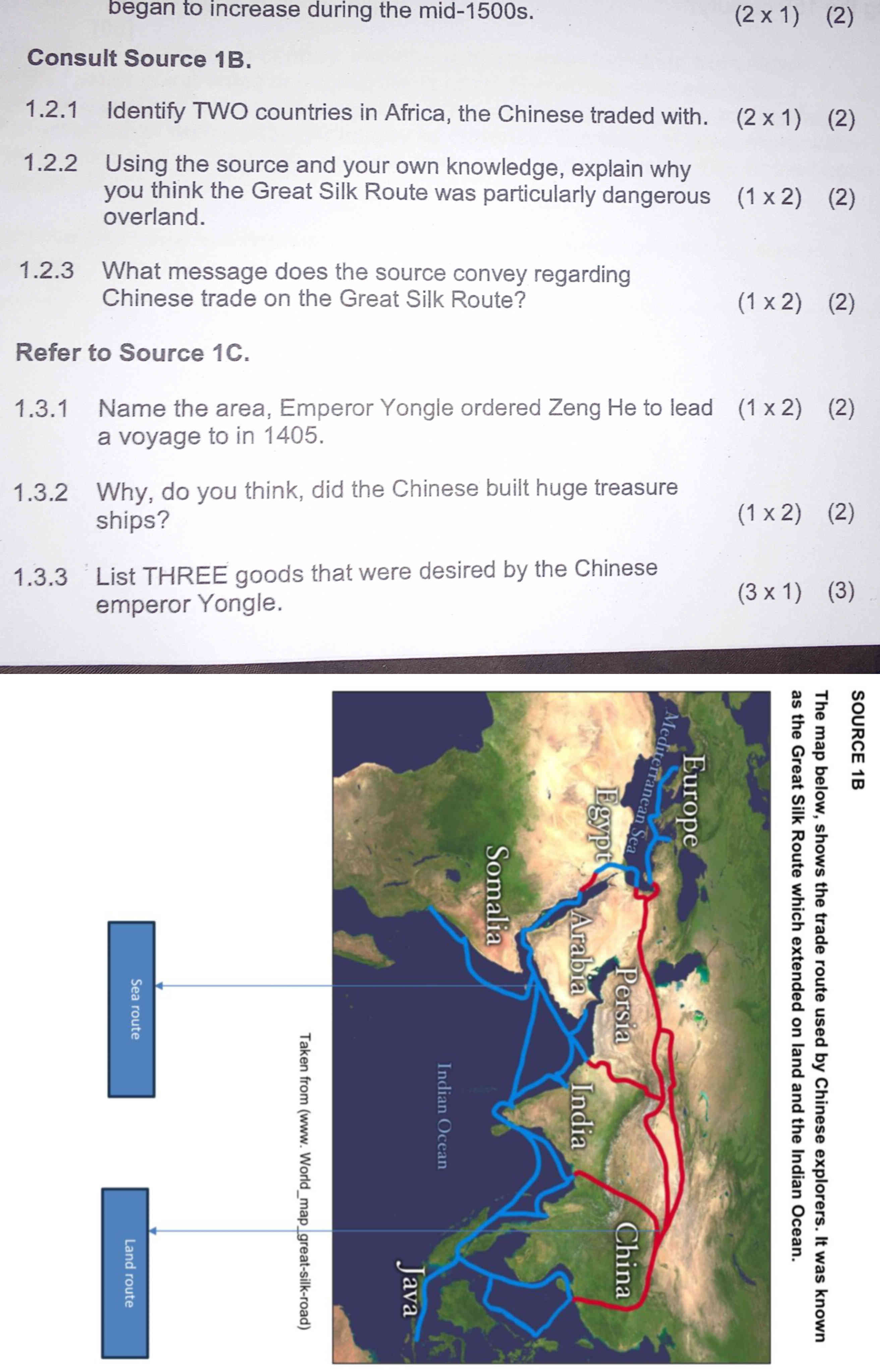 Consult Source 1B. 1.2.1 Identify TWO | StudyX