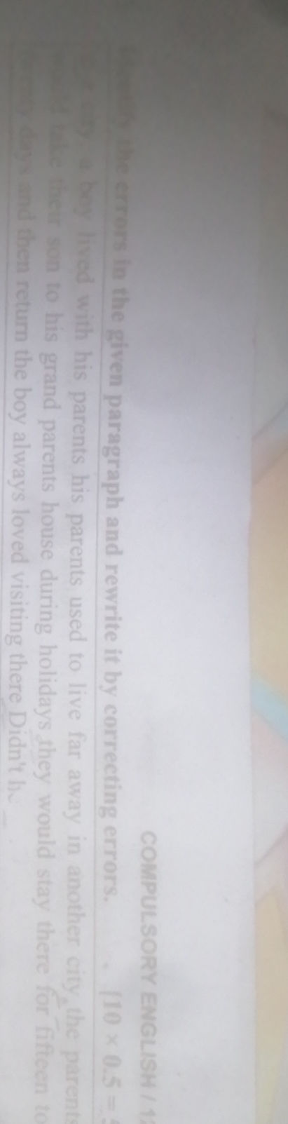 Identify the errors in the given paragraph | StudyX