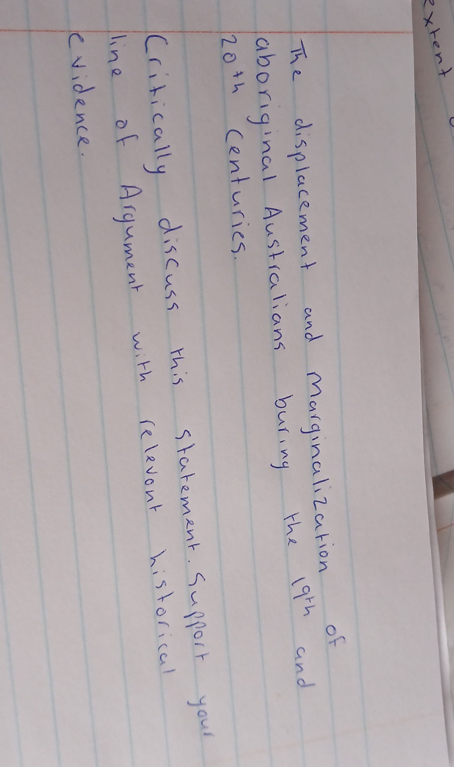 Critically discuss this statement: The | StudyX