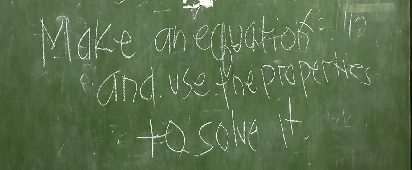 Make an equation and use the properties to | StudyX