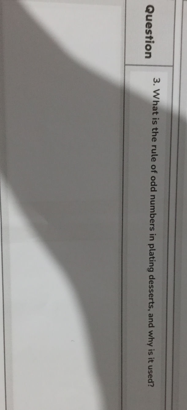 3. What is the rule of odd numbers in | StudyX