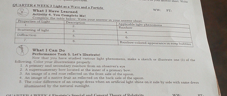 Complete the table below: Write your answer | StudyX