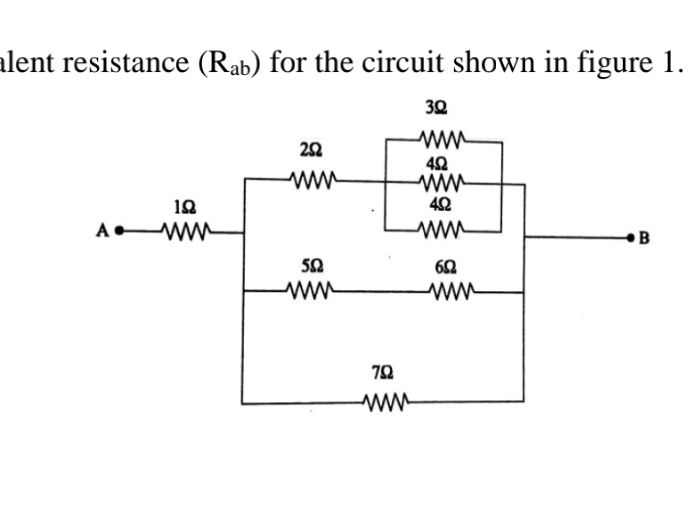 Calculate the equivalent resistance | StudyX