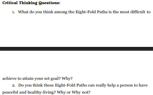 Critical Thinking Questions: 1. What do you | StudyX