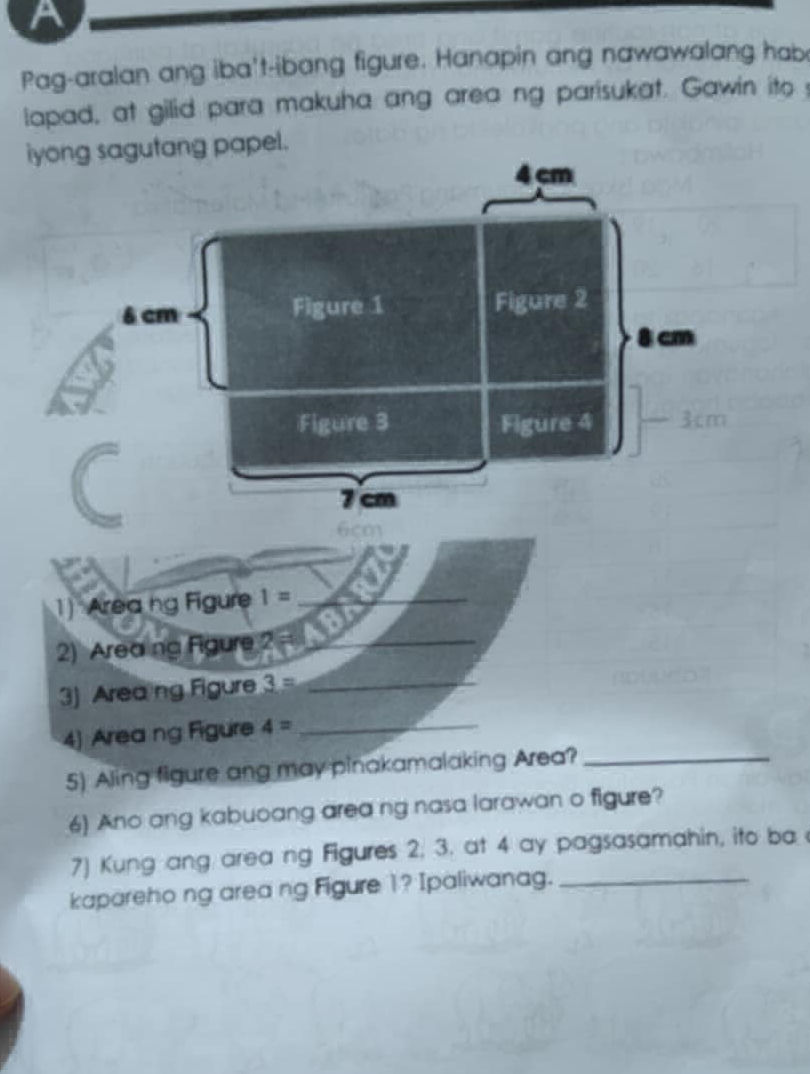 Pag-aralan ang iba't-ibang figure. Hanapin | StudyX