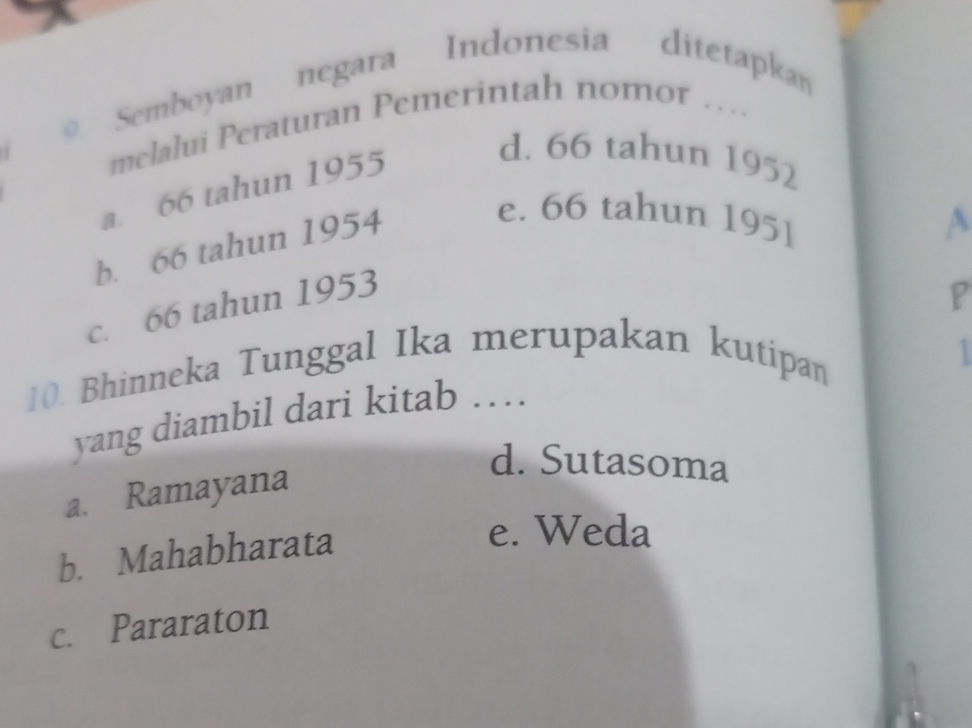 9. Semboyan negara Indonesia ditetapkan | StudyX