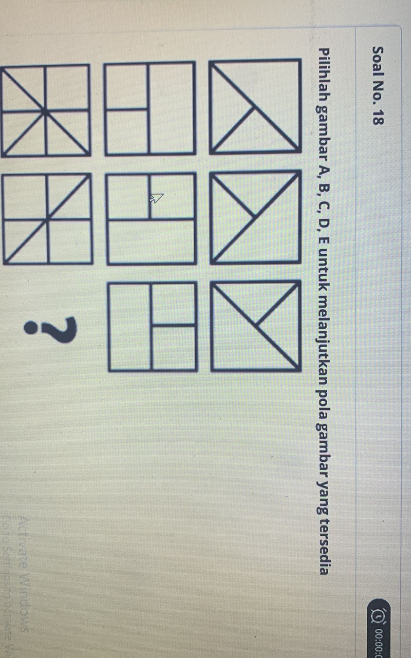 Soal No. 18 Pilihlah gambar A, B, C, D, E | StudyX