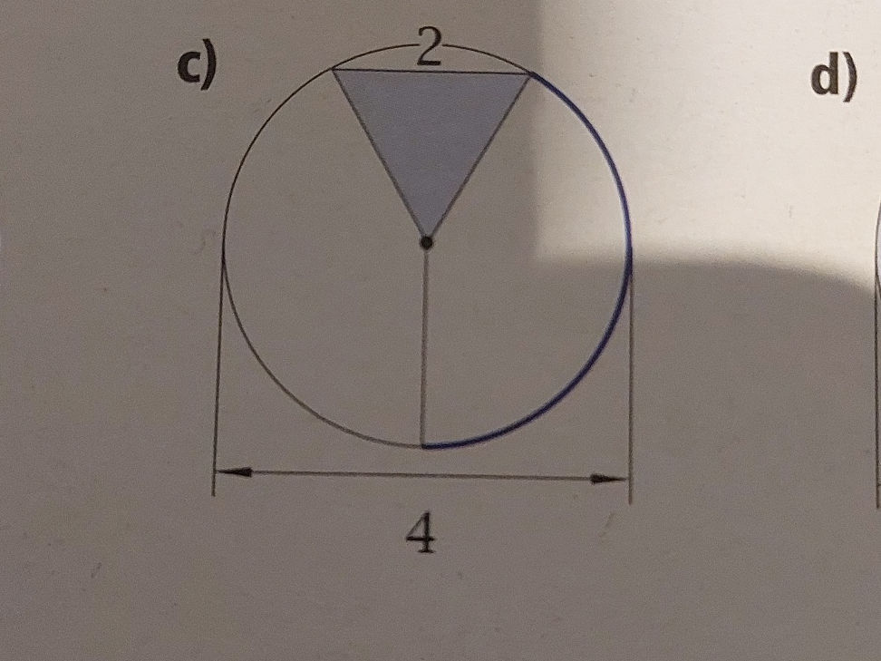 The image shows a circle with a shaded | StudyX