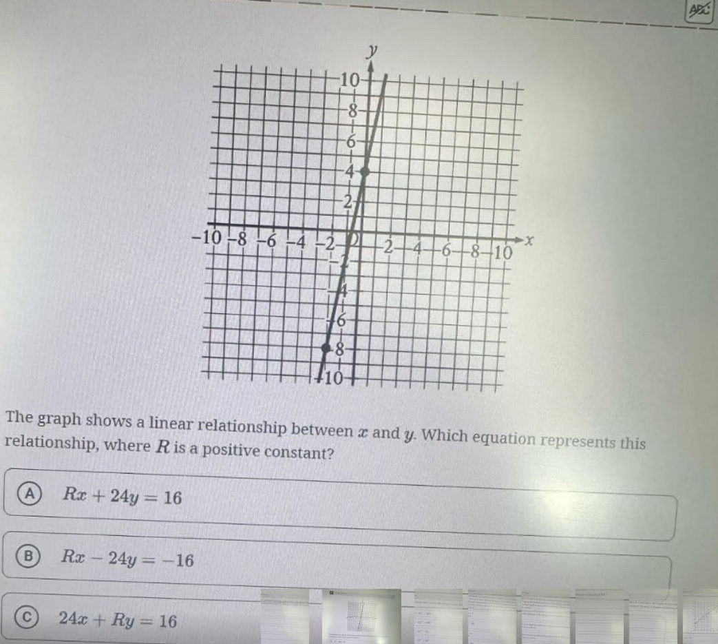 The graph shows a linear relationship | StudyX
