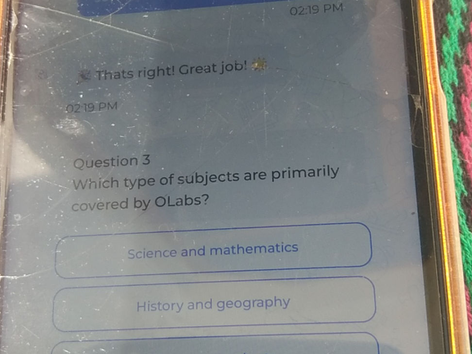 Question 3 Which type of subjects are | StudyX