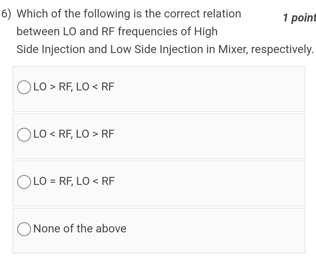 6) Which of the following is the correct | StudyX