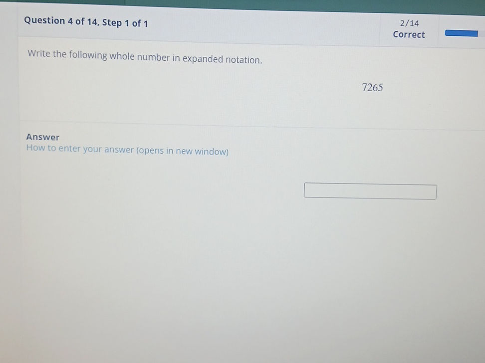 Write the following whole number in expanded | StudyX