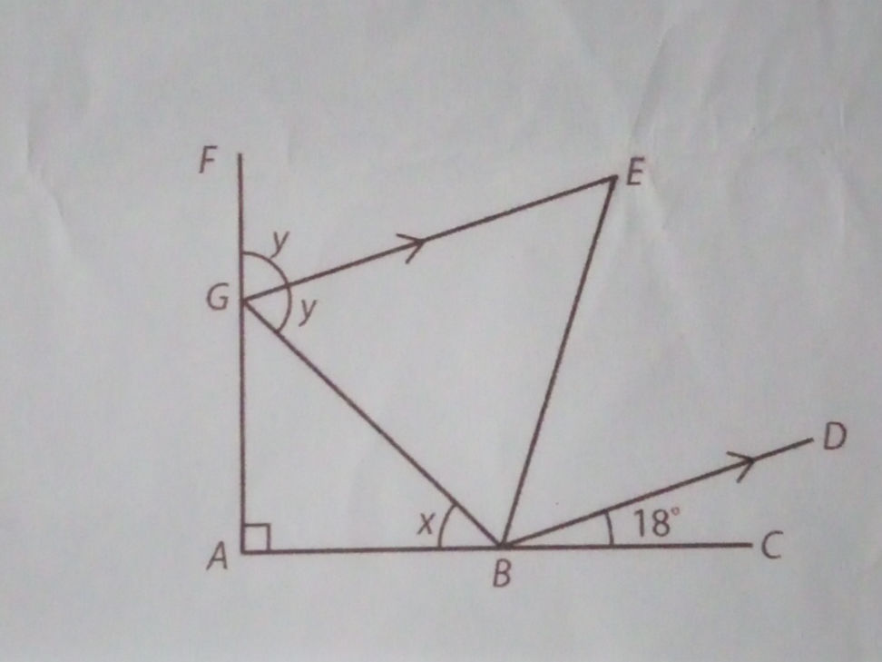 The image shows a geometric diagram with | StudyX