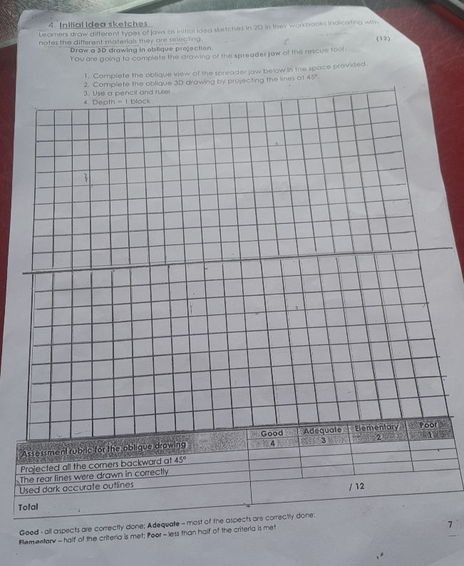 4. Initial Idea sketches Learners draw | StudyX