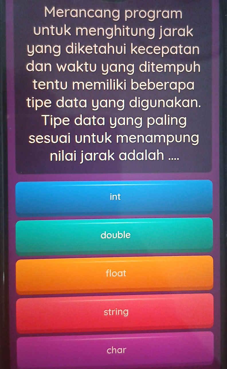 Merancang program untuk menghitung jarak | StudyX