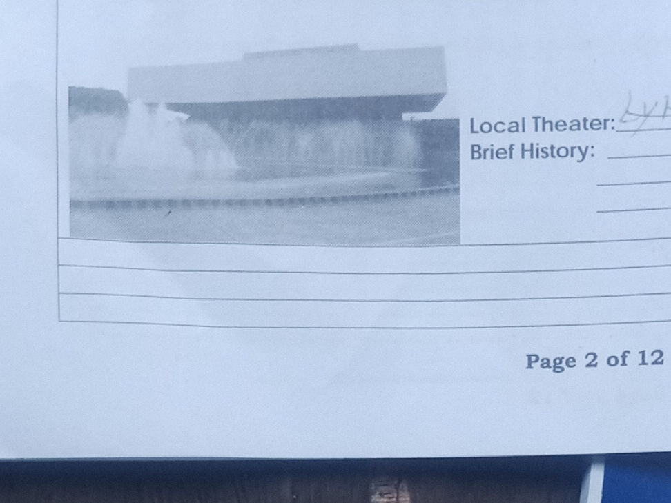 Local Theaters Brief History | StudyX