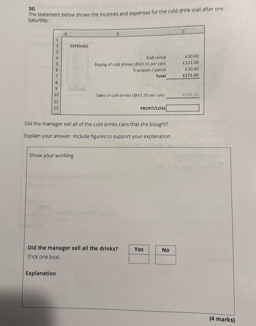 The statement below shows the incomes and | StudyX
