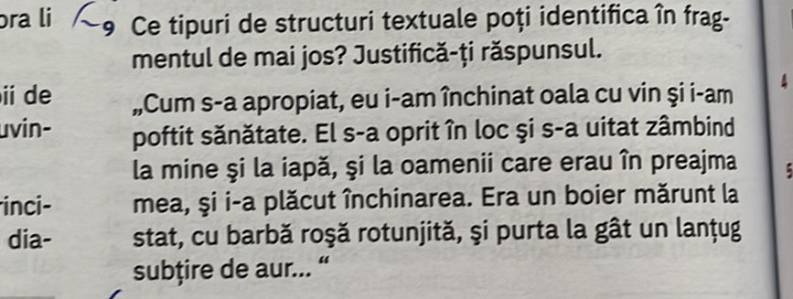 Ce tipuri de structuri textuale poți | StudyX