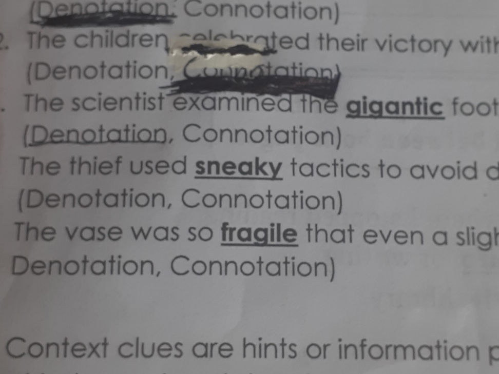 2. The children celebrated their victory | StudyX