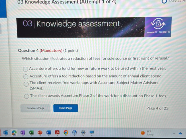Question 4 (Mandatory) (1 point) Which | StudyX
