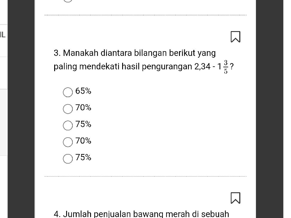 3. Manakah diantara bilangan berikut yang | StudyX