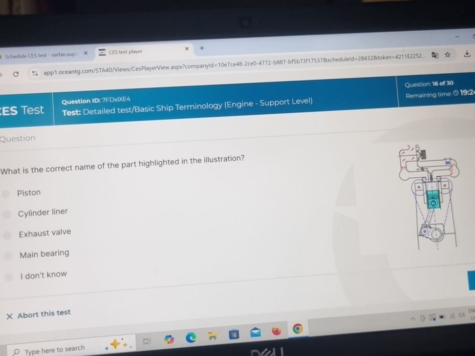 What is the correct name of the part | StudyX