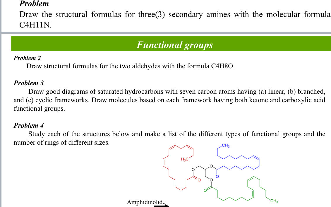 Problem Draw the structural formulas for | StudyX