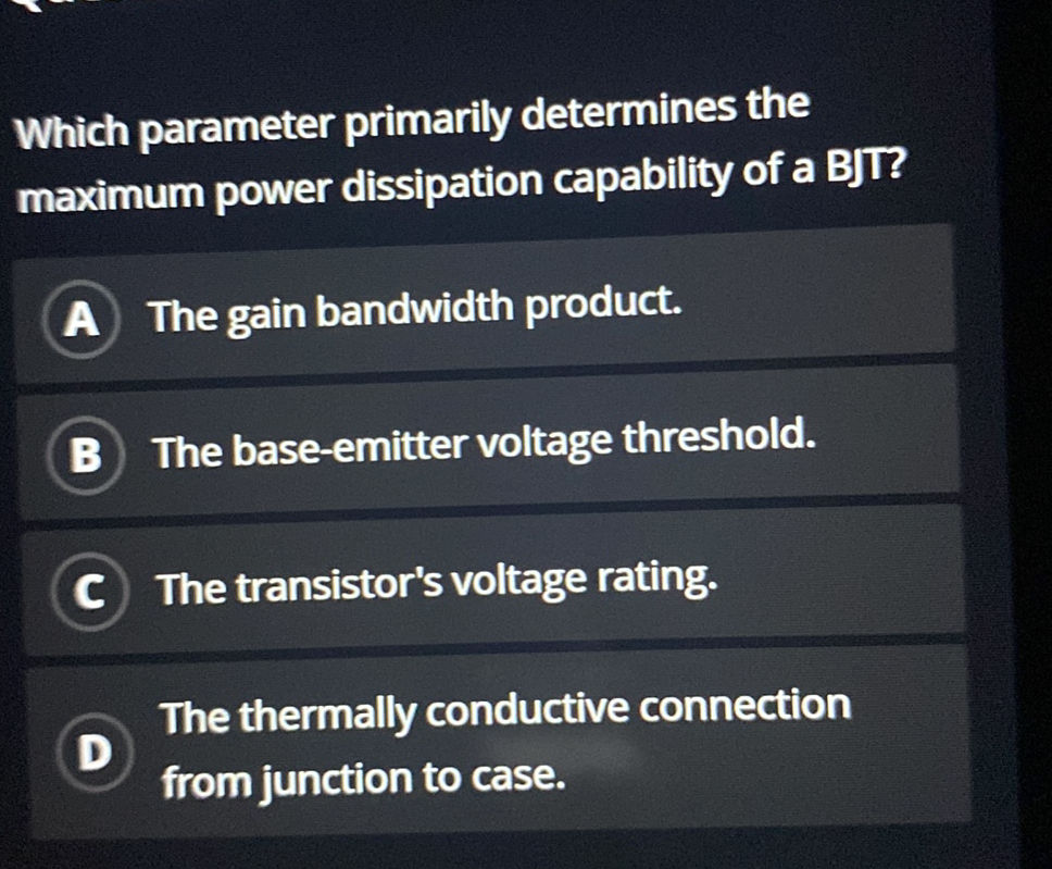 Which parameter primarily determines the | StudyX