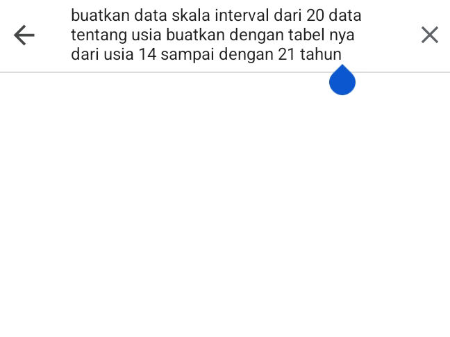 Buatkan data skala interval dari 20 data | StudyX
