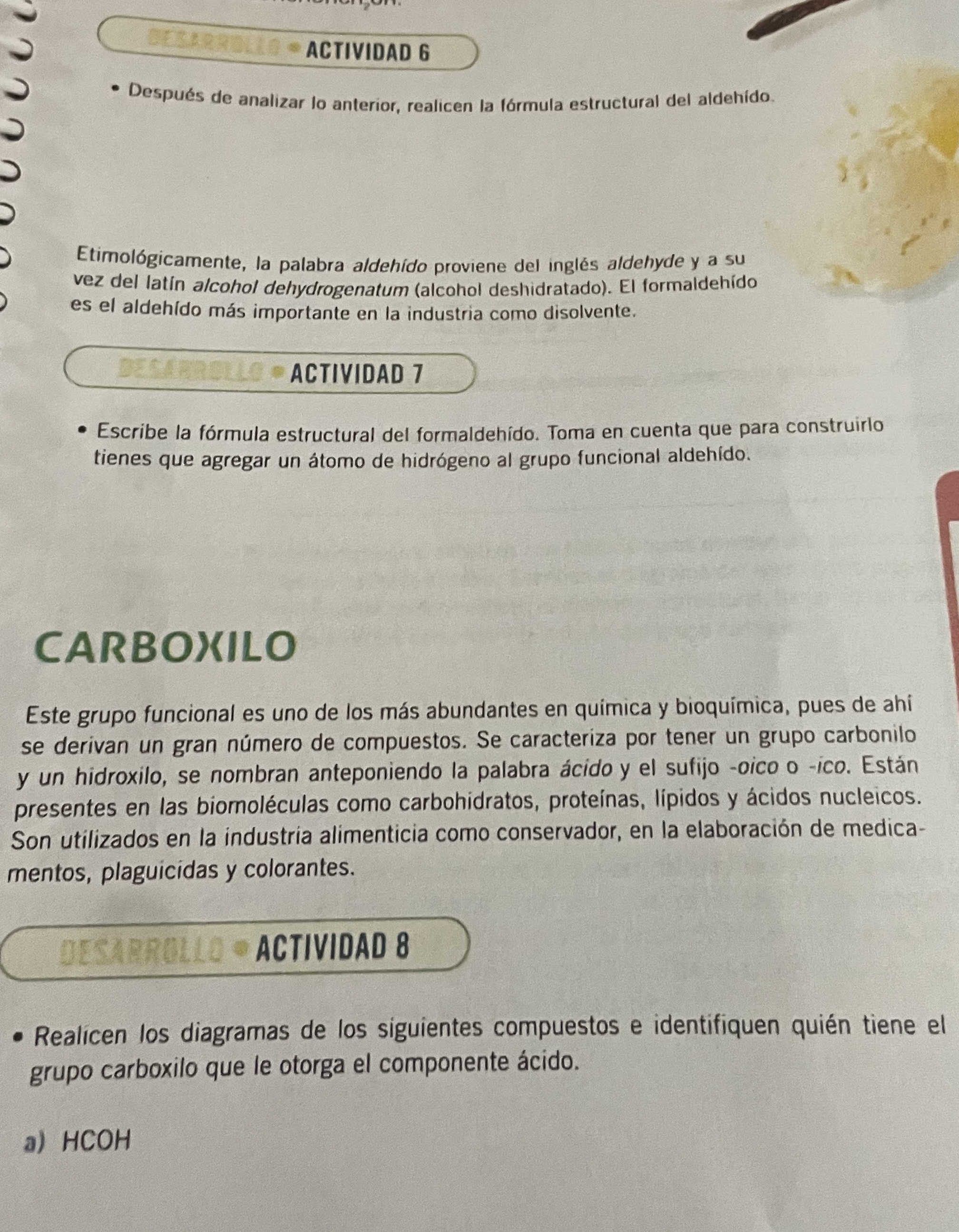 ACTIVIDAD 6 Después de analizar lo anterior, | StudyX