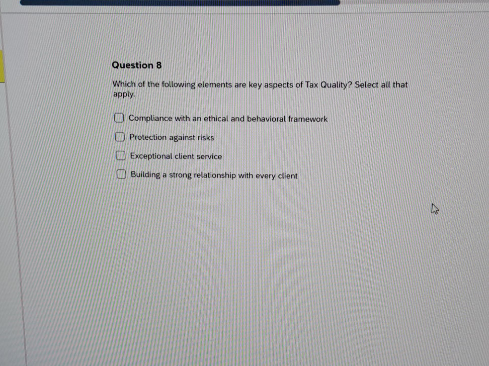 Question 8 Which of the following elements | StudyX