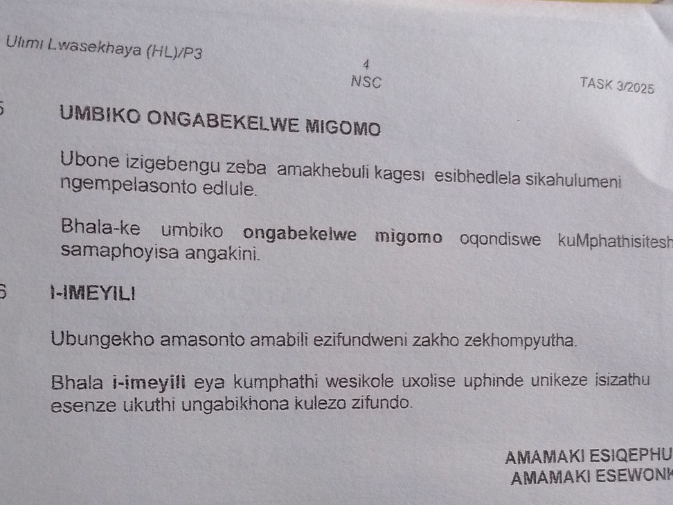 UMBIKO ONGABEKELWE MIGOMO Ubone izigebengu | StudyX