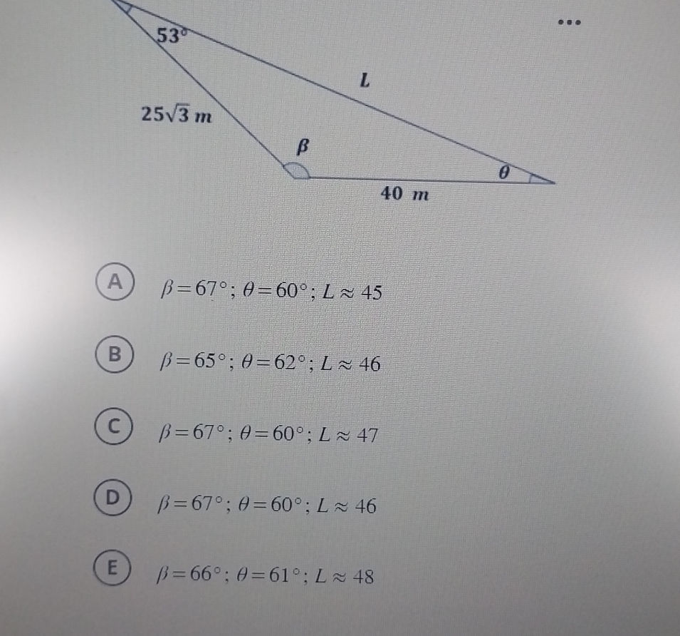 Given the triangle with the following | StudyX