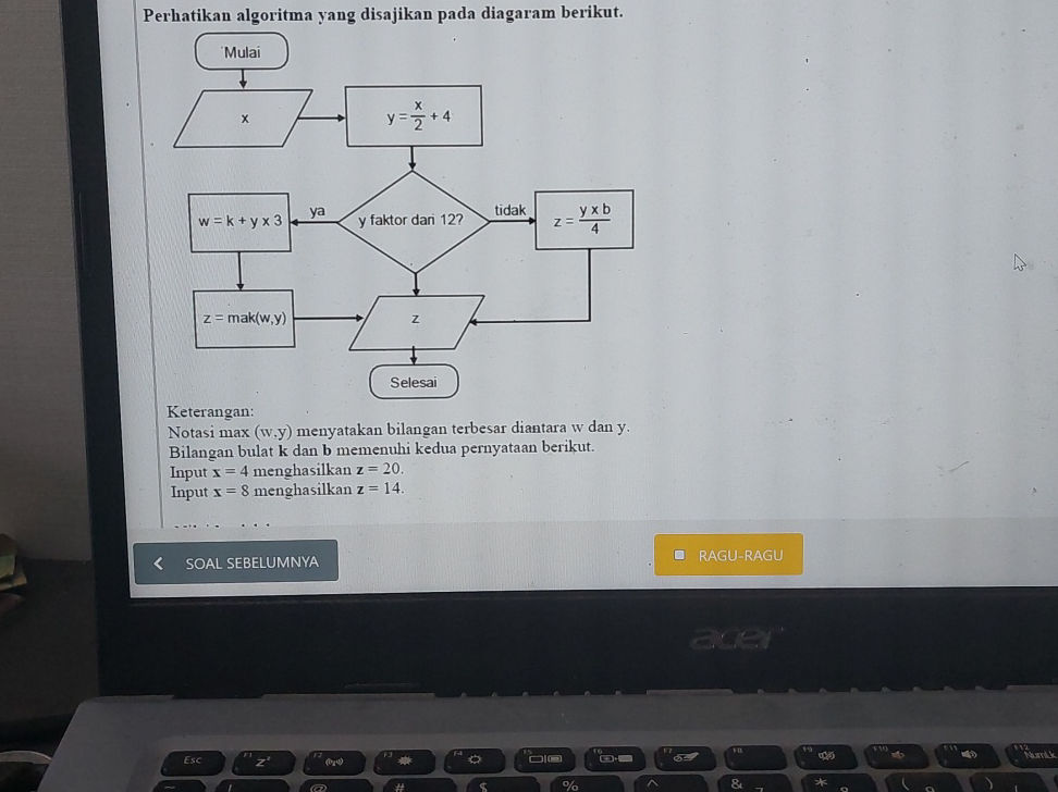 Perhatikan algoritma yang disajikan pada | StudyX