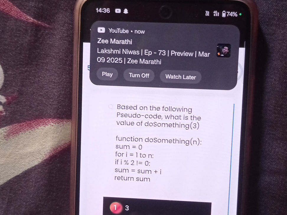 Based on the following Pseudo-code, what is | StudyX