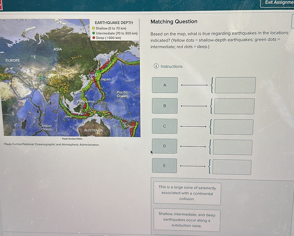 Matching Question Based on the map, what is | StudyX