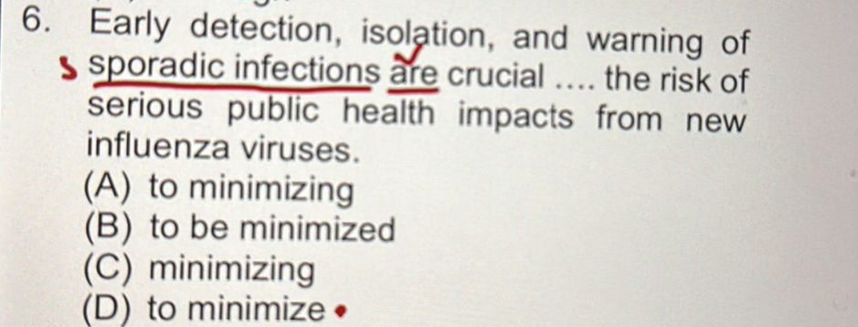 6. Early detection, isolation, and warning | StudyX