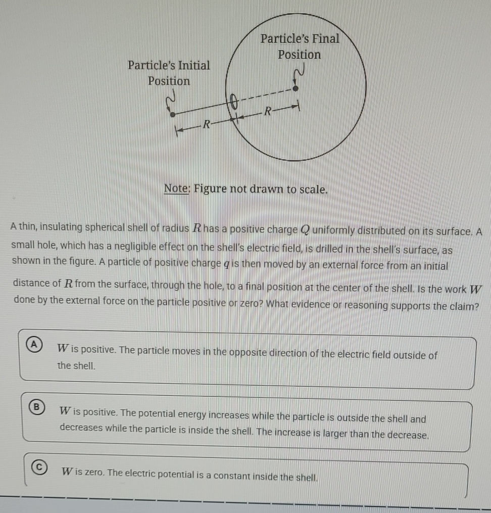 A thin, insulating spherical shell of radius | StudyX