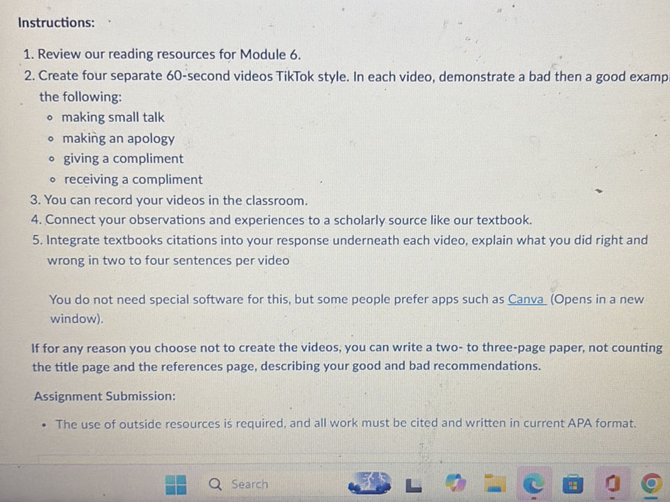 Instructions: 1. Review our reading | StudyX