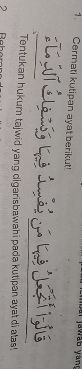 Cermati kutipan ayat berikut! قَالُوا | StudyX