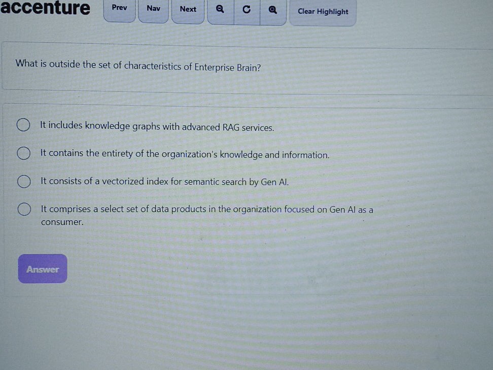 What is outside the set of characteristics | StudyX