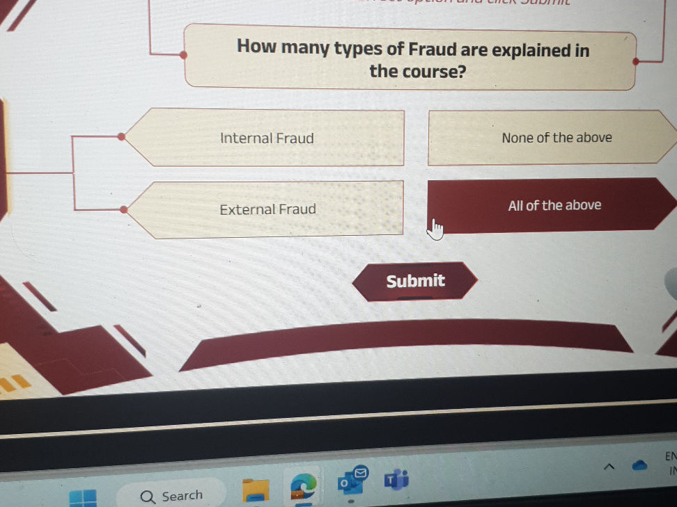 How many types of Fraud are explained in the | StudyX