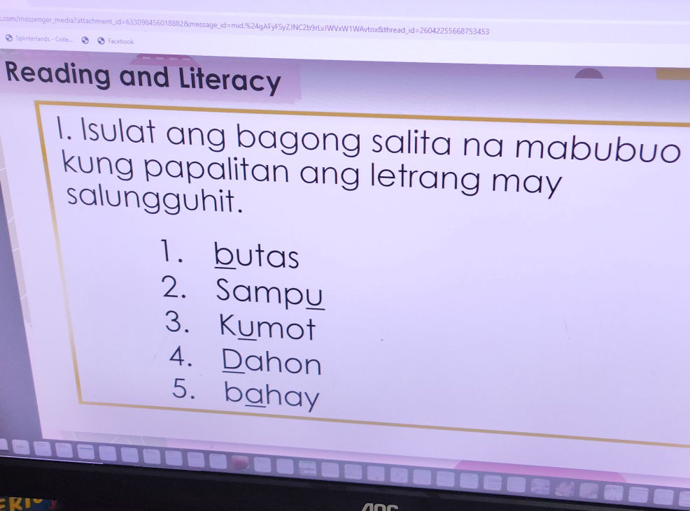 1. Isulat ang bagong salita na mabubuo kung | StudyX