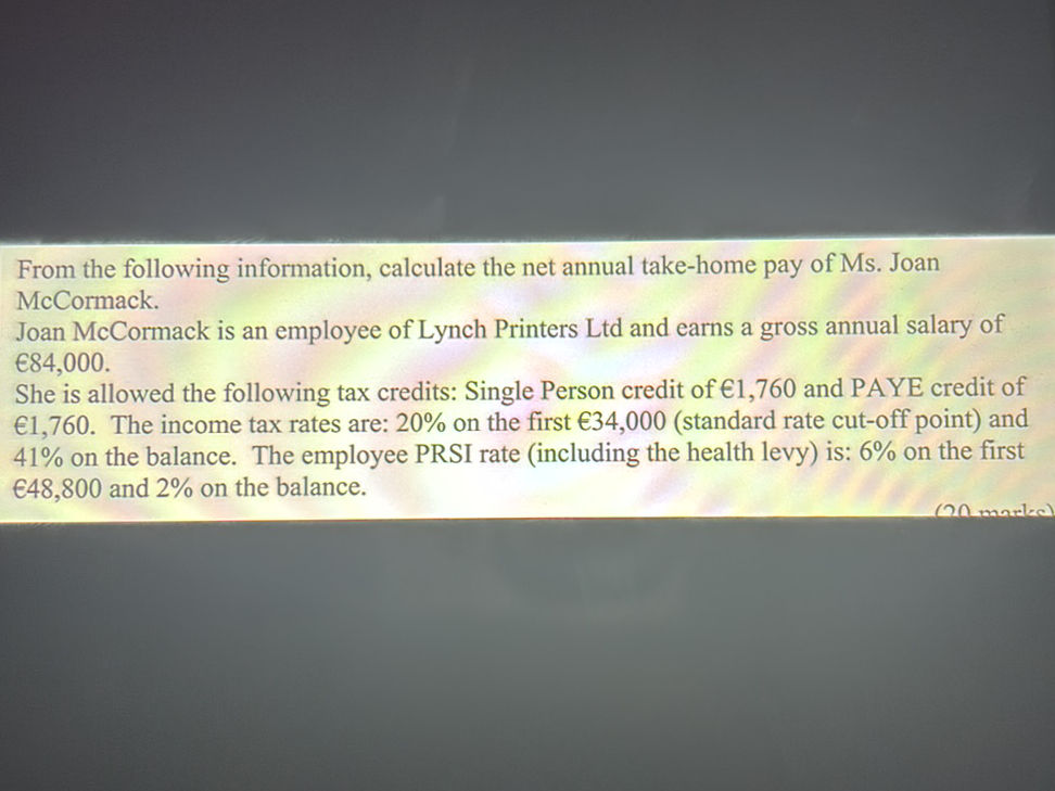 From the following information, calculate | StudyX