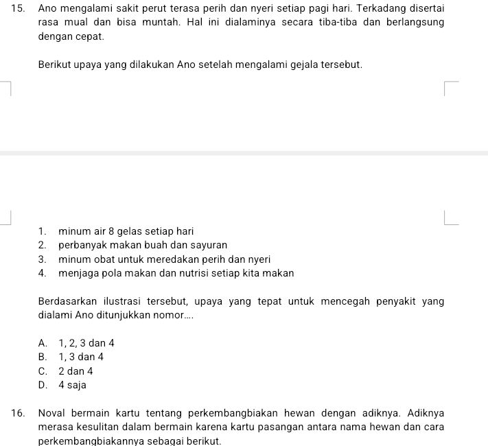 15. Ano mengalami sakit perut terasa perih | StudyX