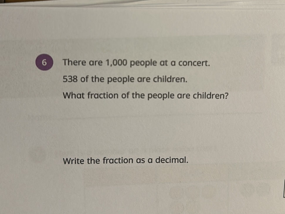 There are 1,000 people at a concert. 538 of | StudyX